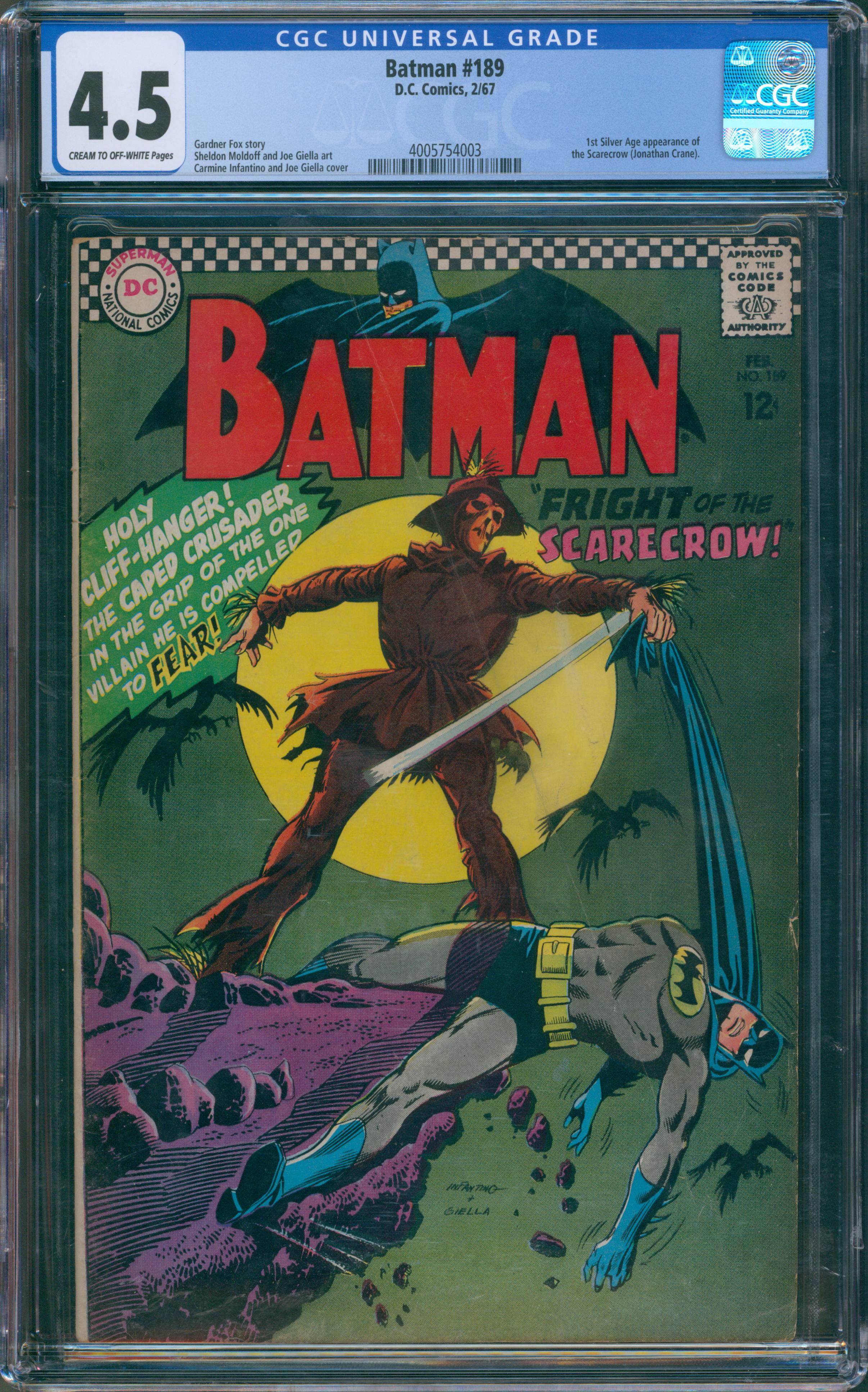 Scarecrow Batman Comics