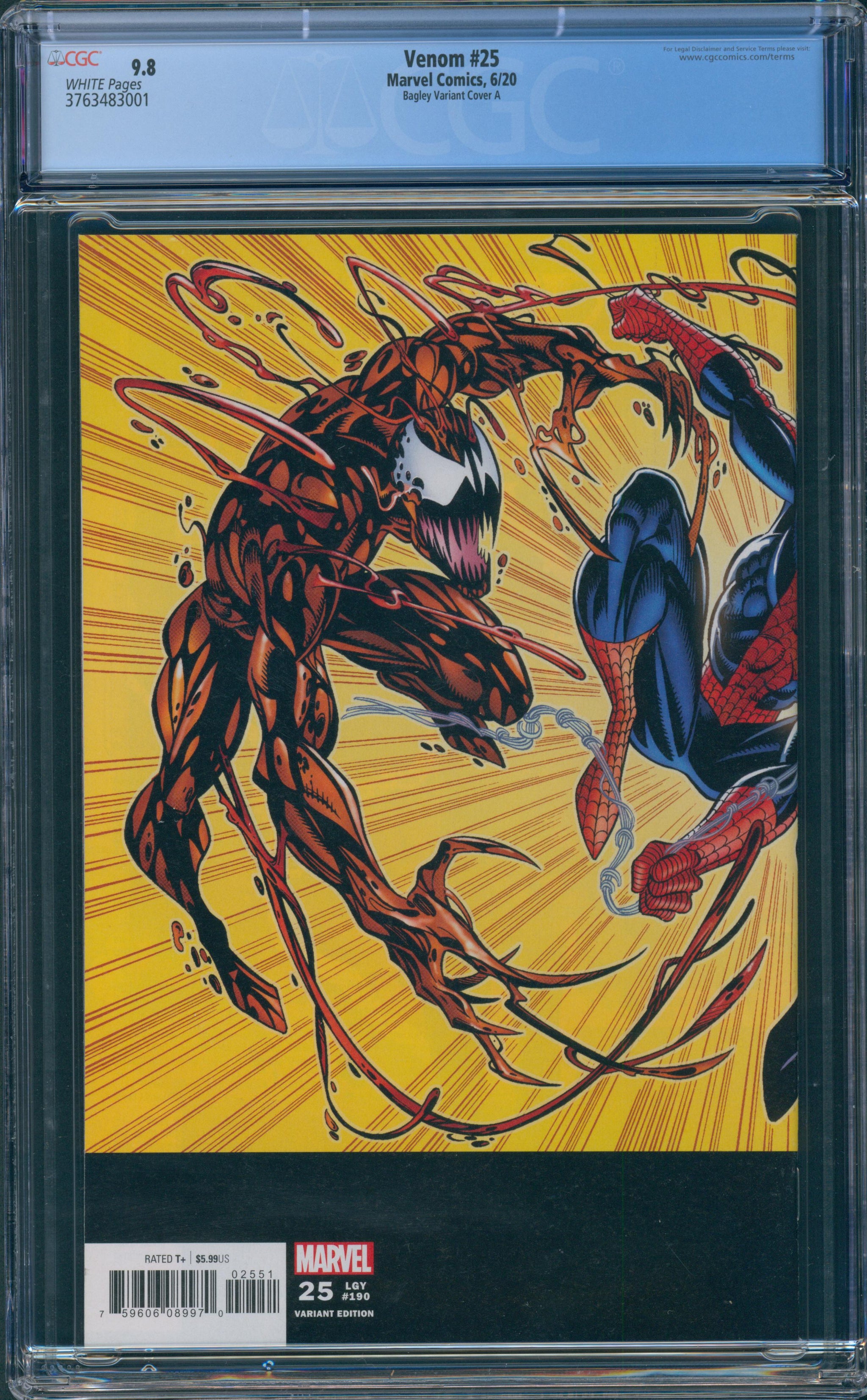 Venom #25 Bagley Variant Cover A – superdupercomic